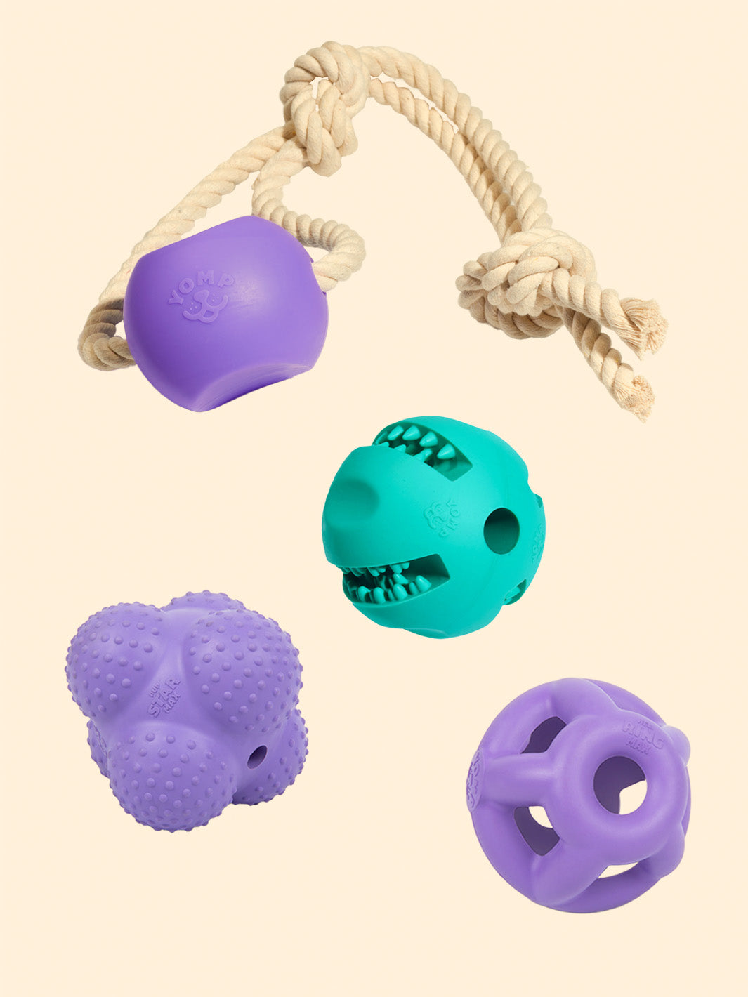 The Baller Bundle | Durable BPA-Free Dog Toys by Yomp